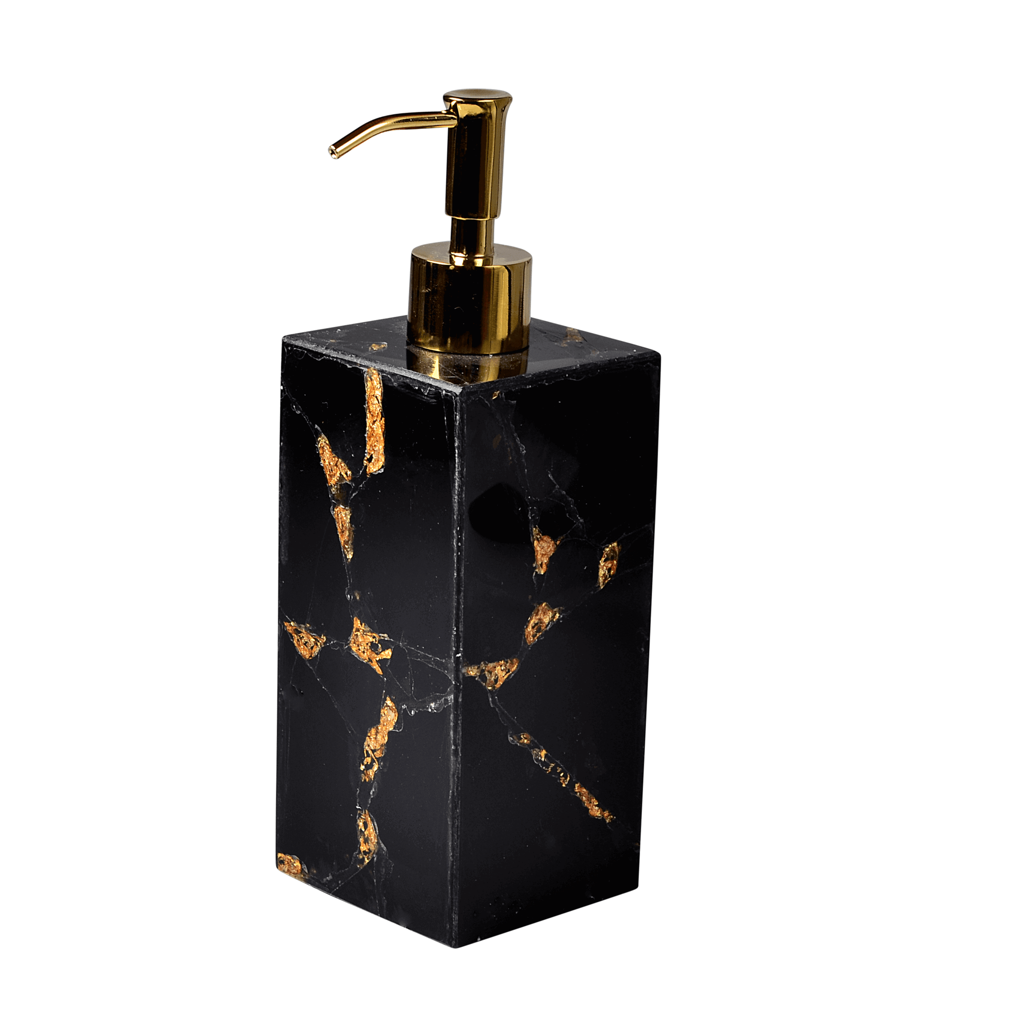 Gemstone Premium Obsidian w/gold Lotion Pump